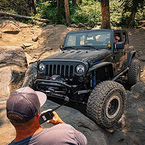 Radioddity GM-30 GMRS Radio, Handheld 5W Long Range Two Way Radio for Adults, GMRS Repeater Capable, with NOAA Scanning & Receiving, Display SYNC, for Off Road Overlanding, 1 Pack