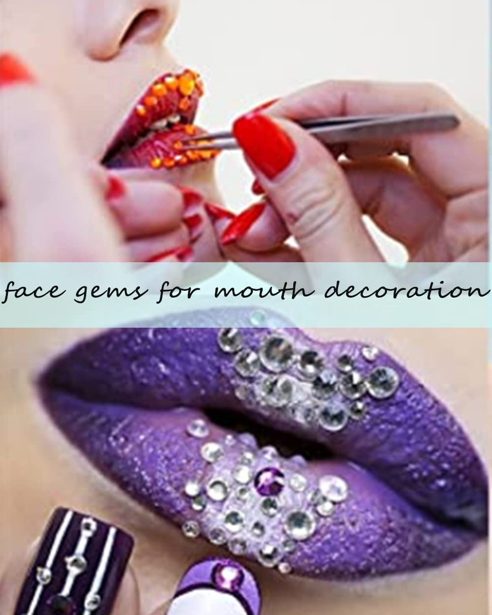 3440 pcs Rainbow Rhinestones Stickers Self Adhesive Bling Gems Jewels Stickers,Face Gem Stick on Rhinestone Strips for Nail Body DIY Craft (3 Size)