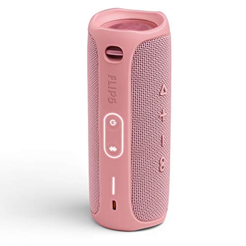 JBL FLIP 5 Waterproof Portable Bluetooth Speaker - Pink (Renewed)