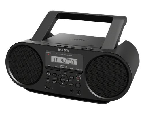 Sony ZSRS60BT CD Boombox with Bluetooth and NFC (Black)
