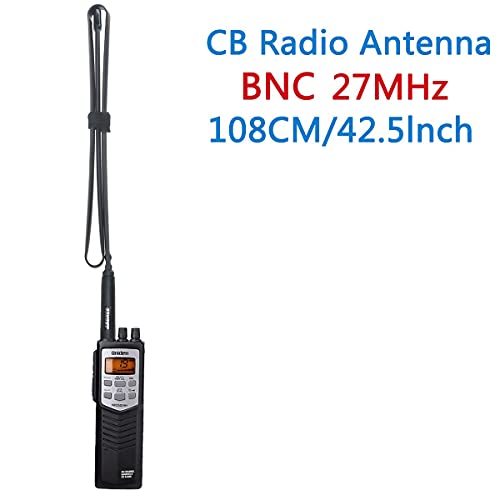 ABBREE Tactical Antenna 27Mhz 42.5-Inch for CB Handheld/Portable Radio with BNC Connector Compatible with Cobra Midland Uniden Anytone CB Radio