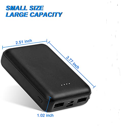 AWTOK Portable Charger Power Bank Apply for Heated Vest with USB DC Input Port, Portable Battery for Mobile Phone (5.0v 2.0A 10000mAh Power Bank)