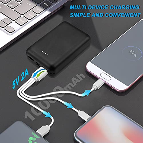 AWTOK Portable Charger Power Bank Apply for Heated Vest with USB DC Input Port, Portable Battery for Mobile Phone (5.0v 2.0A 10000mAh Power Bank)