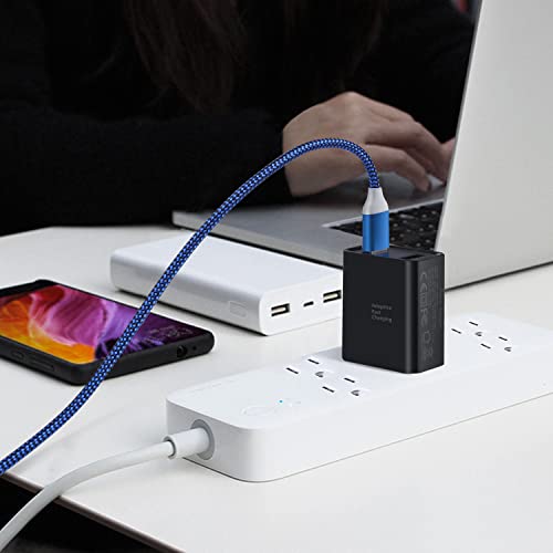 Quick Fast Charge 3.0 USB Wall Charger, Costyle 5 Pack 30W Dual USB Power Adapter (Fast Charge 3.0&5V 2.4A) Adaptive Fast Charging Block Compatible iPhone 11 XS XR, Samsung Galaxy S10 S9,Note 10-Black