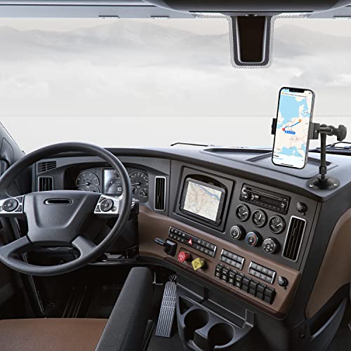 UYODM Phone Wall Mount Holder Bracket Magic Arm and Clamp, Compatible with iPhone/Samsung Galaxy/Nexus/HTC/LG Most Smart Phones and GPS up to 4" Wide(Upgraded Version)