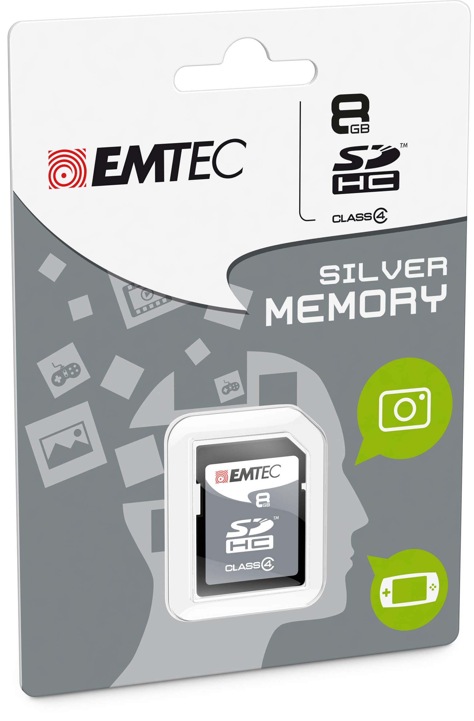EMTEC 8 GB Class 4 Jumbo Super SDHC Memory Card