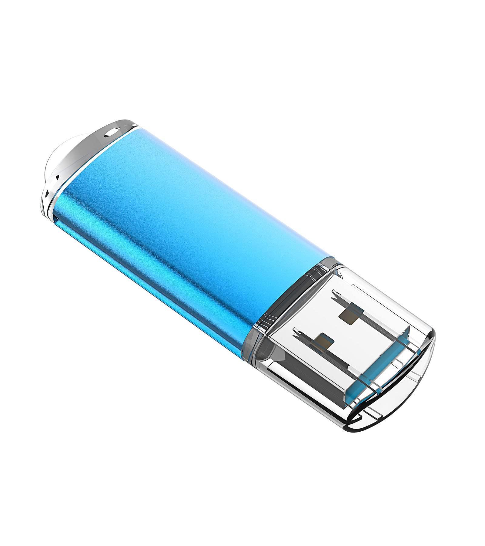 TOPESEL 128GB USB 3.0 Flash Drive, High Speed Thumb Drive USB Flash Drive USB Memory Stick for Data Storage (Blue)