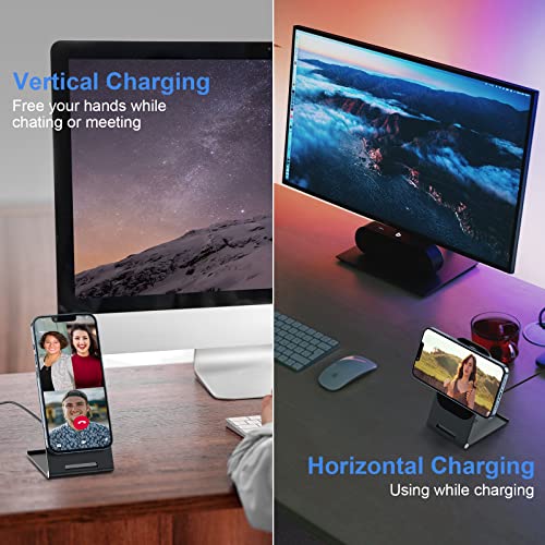 Magnetic Wireless Charger Compatible with iPhone 14-13-12 Series,Mag-Safe Charger + 20W USB-C Power Adapter, Folding Aluminum Alloy Wireless Charger Stand for Phone 14/13/12 Pro Max/Pro/Mini