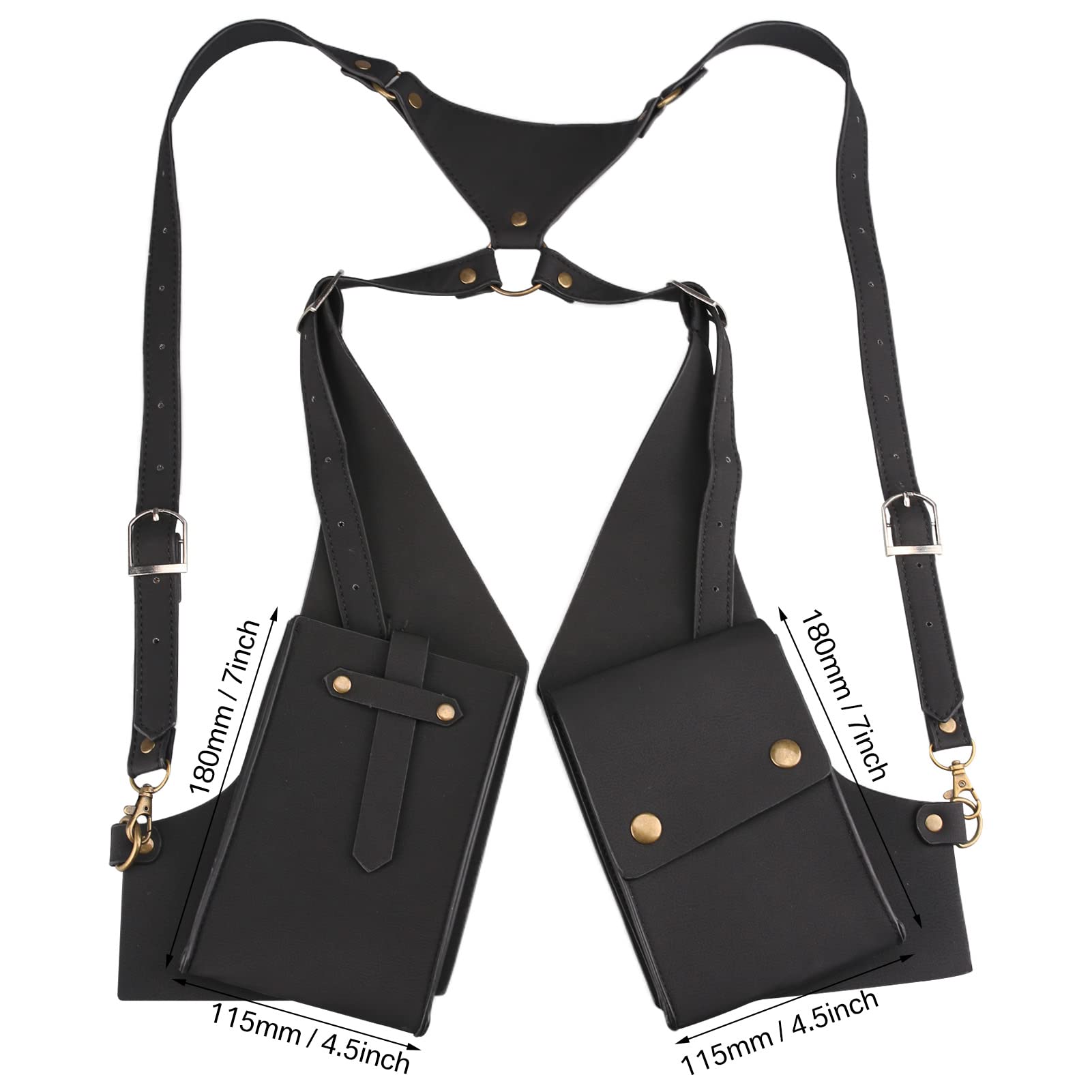 Neween Upgraded Anti-Theft Hidden Underarm Strap Wallet Pocket Holster Phone Shoulder Holster Bag Leisure Double Shoulder Pouch