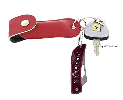 POLICE MAGNUM Red Pepper Spray Keychain Holster Combo Pack- Self Defense Made in The USA - 1/2oz Red Holster Pocket Knife