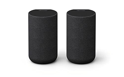 Sony SA-RS5 Wireless Rear Speakers with Built-in Battery for HT-A7000/HT-A5000 (Renewed)