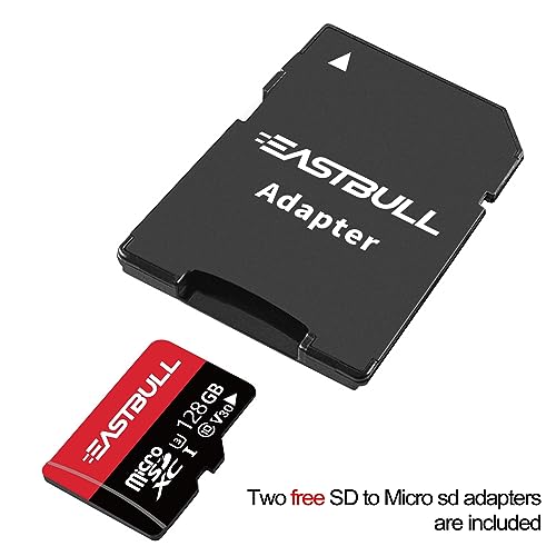 128GB Micro SD Cards 2-Pack, EASTBULL U3 SDXC Mini SD Cards 64 GB U3 SD Cards Pack UHS-I Class 10 V30 95MB/s (2 Pack)