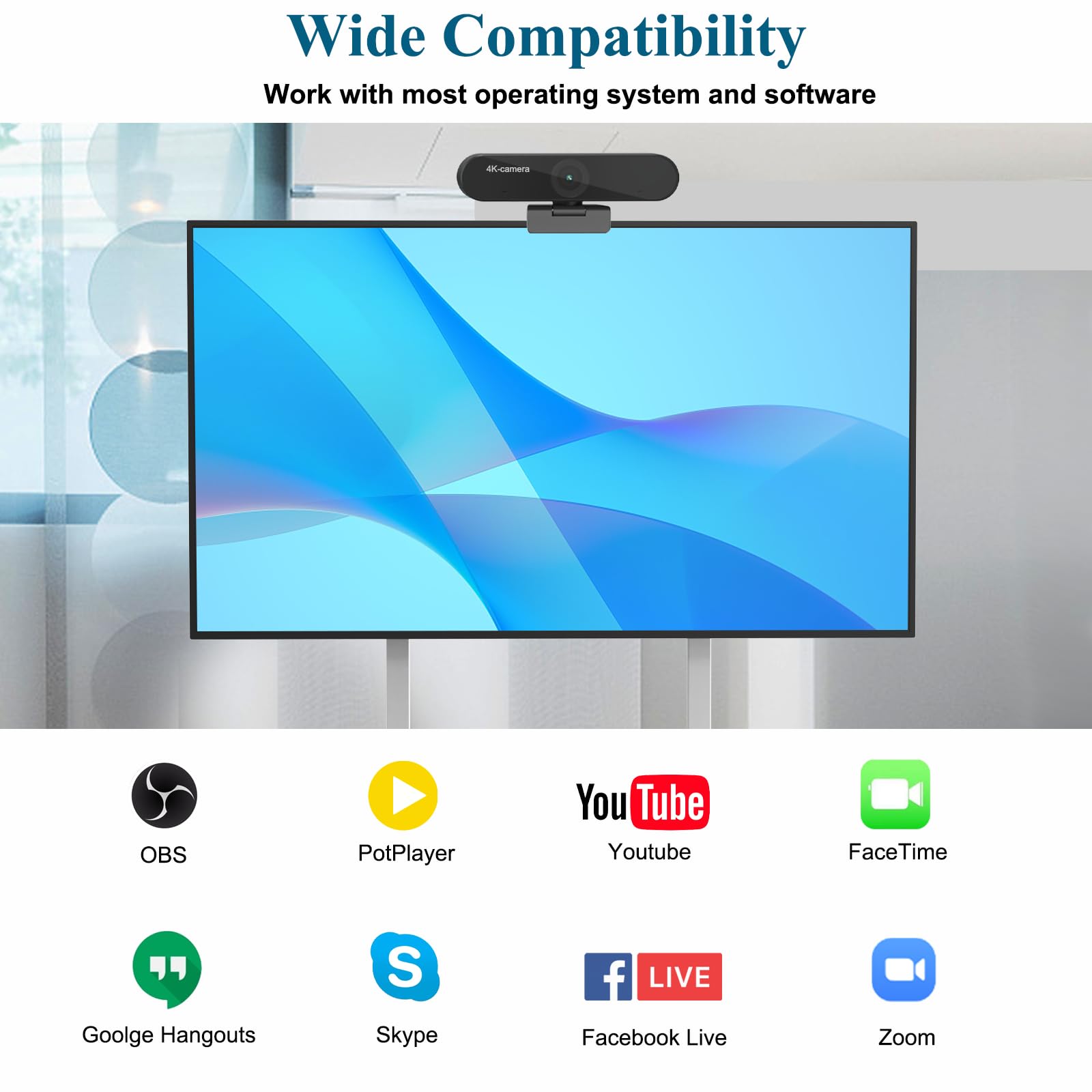 55In Flip Interactive Whiteboard, LINGHUFOX Rotating Adaptive Capacitive Electronic Whiteboard,4K Touch Screen Display Smart Board for Classroom (Board+Stand+Camera)
