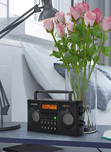 Sangean HDR-16 HD Radio/FM-Stereo/AM Portable Radio, Black