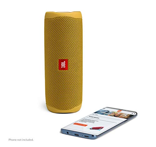 JBL FLIP 5 Waterproof Portable Bluetooth Speaker - Yellow (Renewed)