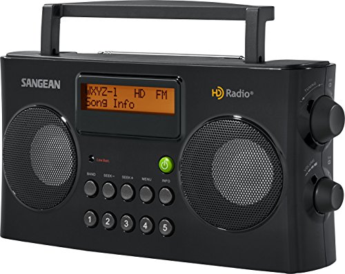 Sangean HDR-16 HD Radio/FM-Stereo/AM Portable Radio, Black