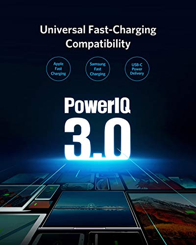 USB C Charger, Anker 30W PIQ 3.0 USB-C Fast Charger Adapter, PowerPort III Mini Compact Charger for iPad/iPad Mini, for iPhone 14/14 Plus/14 Pro/14 Pro Max/13, Pixel, Galaxy, and More