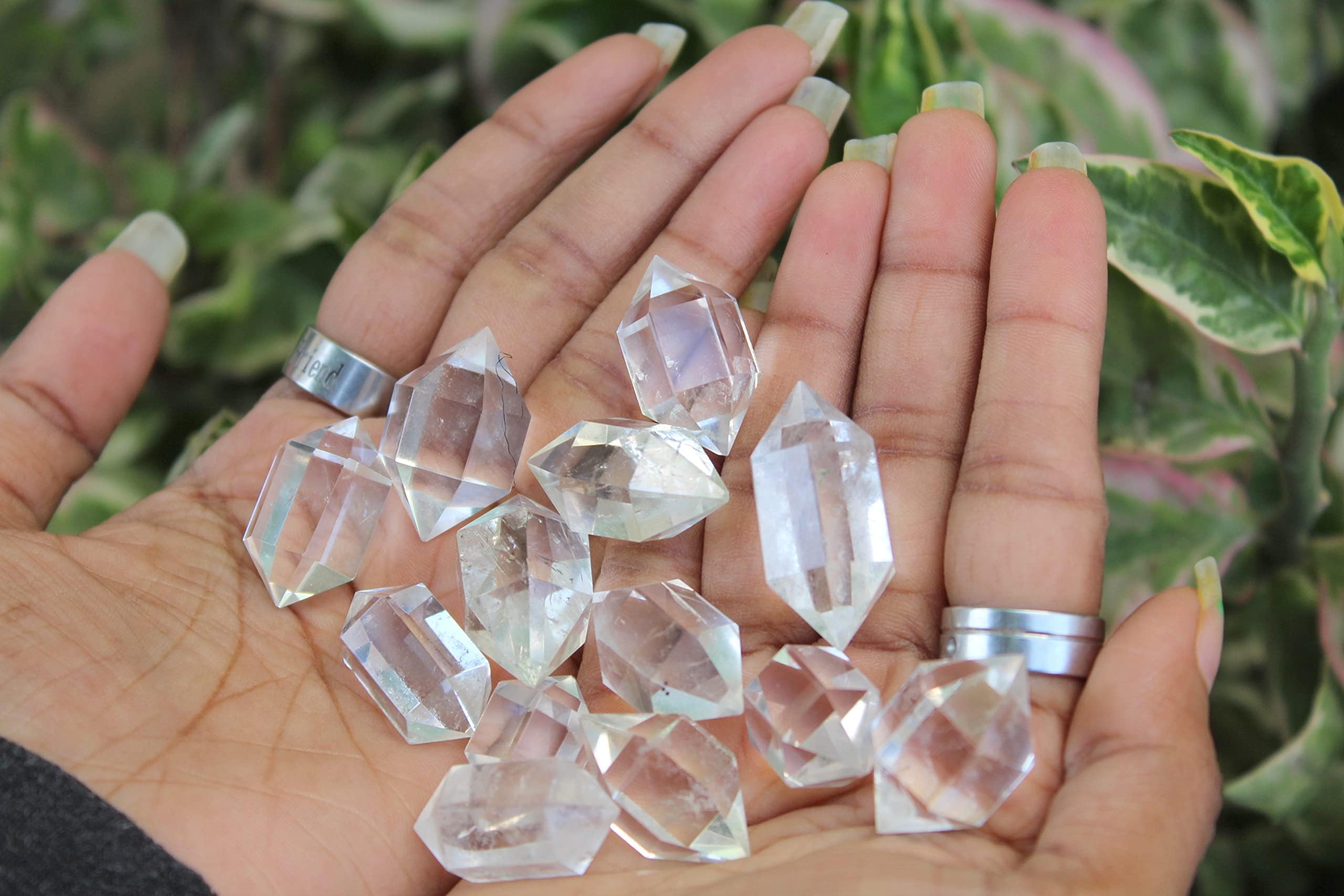 Jet Beautiful Crystal Quartz Herkimer Gemstone Sphatik Diamond Healing Crystal Natural Authentic Good Luck Genuine Divine Holy Pious Metaphysical Brazil Esoteric