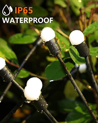 Otdair Solar Lights for Outside Garden,New-Upgraded 4 Pack Solar Lights Outdoor Waterproof,Outdoor Lights Solar Powered,Garden Lights Solar Outdoor for Backyard Garden White 8LED