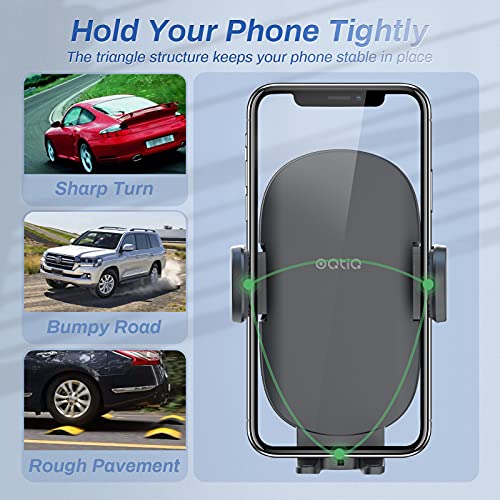 OQTIQ Windshield Phone Mount for Car [Gooseneck 13" Long Arm] Car Phone Holder Mount Dashboard Windshield Strong Suction Cup Cell Phone Holder Car Truck for iPhone 14 13 Pro Max All Mobile Phones