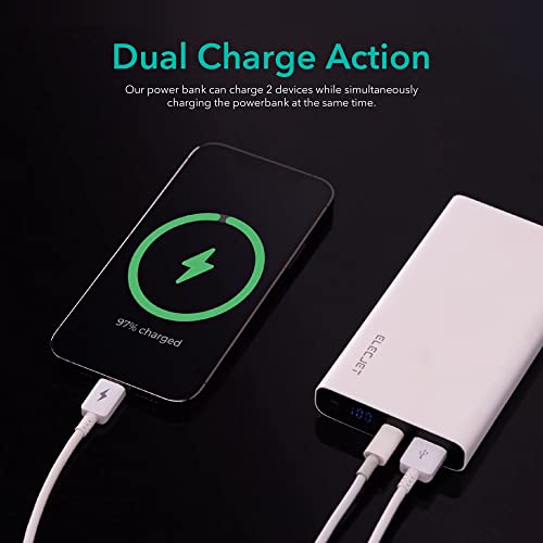 ELECJET 65W, 10,000mAh Apollo Ultra A10X Portable Power Bank | Super Fast Charging, Graphene Battery Pack for iPhone, Samsung, MacBook, iPad, AirPods & More. Rapid-Charge Smartphone, Tablet or Laptop