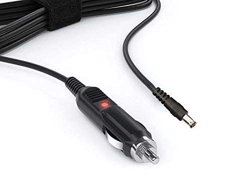(Taelectric) DC Car Charger + AC Power Adapter for Philips Pd7012/37 7" Portable DVD Player