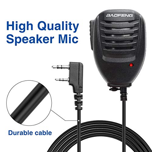 Ham Radio Baofeng BF-H6 10W High Power Two Way Radio Dual Band Handheld Walkie Talkie with Extra Battery Car Charger Programming Cable etc,2Pack