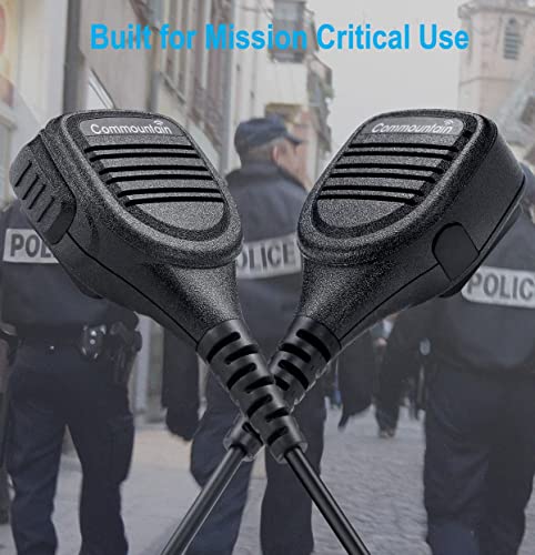 commountain Speaker Mic with Reinforced Cable for Motorola Radios APX6000 APX7000 APX8000 XPR6350 XPR6550 XPR7550 XPR7350e XPR7550e XPR7580e APX 6000 7000 8000 XPR 6550 7550 7550e,Shoulder Microphone