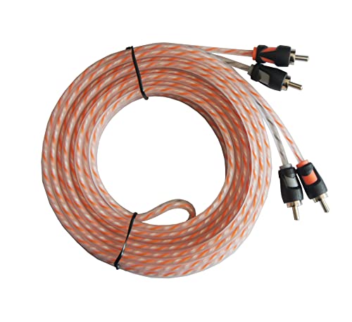 ROCKDIRECT True 4 Gauge Car Audio Cable Amp Wiring Kit - 2 Channel CCA Power Cable Amplifier Install Wiring Kit