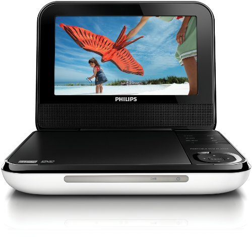 Philips PD700/37 7-Inch LCD Portable DVD Player, White (Discontinued by Manufacturer)