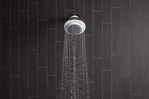 KOHLER Moxie Bluetooth Showerhead, Shower Speaker, Waterproof Speaker, Shower Radio, Rechargeable Speaker, Portable Speaker, 2.5 GPM, K-28238-NKE-CP, Polished Chrome