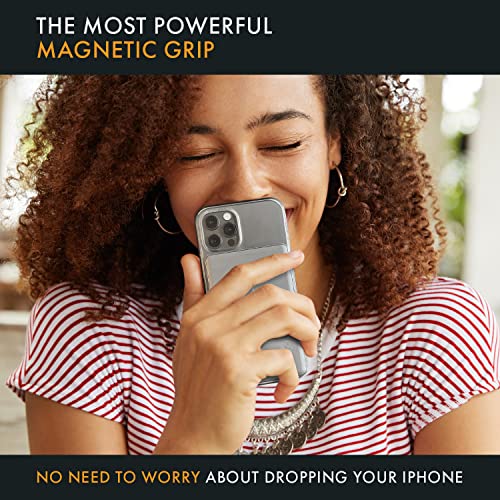 myCharge Portable Charger iPhone 14, 13, 12 & Mag Safe Cases - MagLock 9000mAh Wireless Magnetic Power Bank - Compatible with MagSafe Battery Pack, USB C Cable Input/Output - Graphite