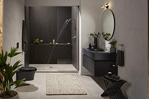 KOHLER Moxie Bluetooth Showerhead, Shower Speaker, Waterproof Speaker, Shower Radio, Rechargeable Speaker, Portable Speaker, 2.5 GPM, K-28238-NKE-CP, Polished Chrome
