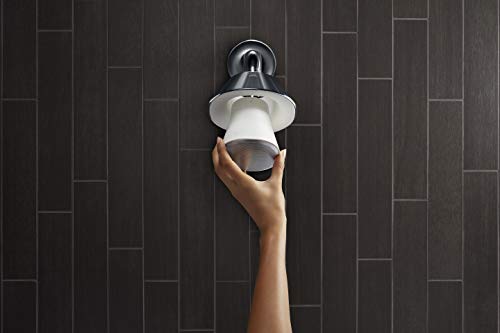 KOHLER Moxie Bluetooth Showerhead, Shower Speaker, Waterproof Speaker, Shower Radio, Rechargeable Speaker, Portable Speaker, 2.5 GPM, K-28238-NKE-CP, Polished Chrome