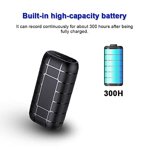 128GB Magnetic Voice Activated Recorder,2000 Hours Recording Capacity,Continuous Recording for 12 Days,Digital Audio Recorder, Small Recording Devices,STTWUNAKE