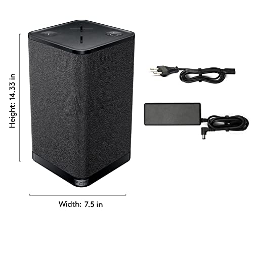 Ultimate Ears Hyperboom Portable & Home Wireless Bluetooth Speaker, Loud Speaker, Big Bass, Water resistant IPX4, 150 Ft Range – Black