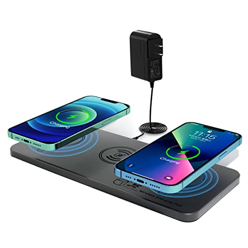 15W Wireless Charger, JE Make IT Simple 3 in 1 Wireless Charging Station,Mag-Safe Charger,Wireless Charging pad Multiple Devices for iPhone 14/13/12/SE/8/Samsung/Other Wireless Charging Andriod Phone