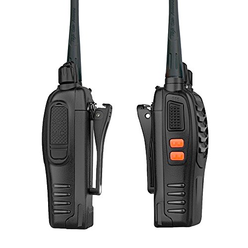 Ansoko Walkie talkies 10 Pack Long Range Rechargeable 2 Way Radio UHF 16-Channel with Earpiece Li-ion Battery and Charger (Pack of 10)
