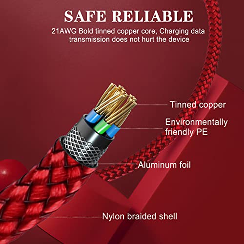 Fast Charger iPhone Charging Cable,iPhone Charger Fast Charging Cord [Apple MFi Certified] 3Pack 10FT Quick USBC to Lightning Cable for iPhone 14/14 Plus/14 ProMax/13/13Pro/12MiNi/11/XS/XR/SE,AirPods