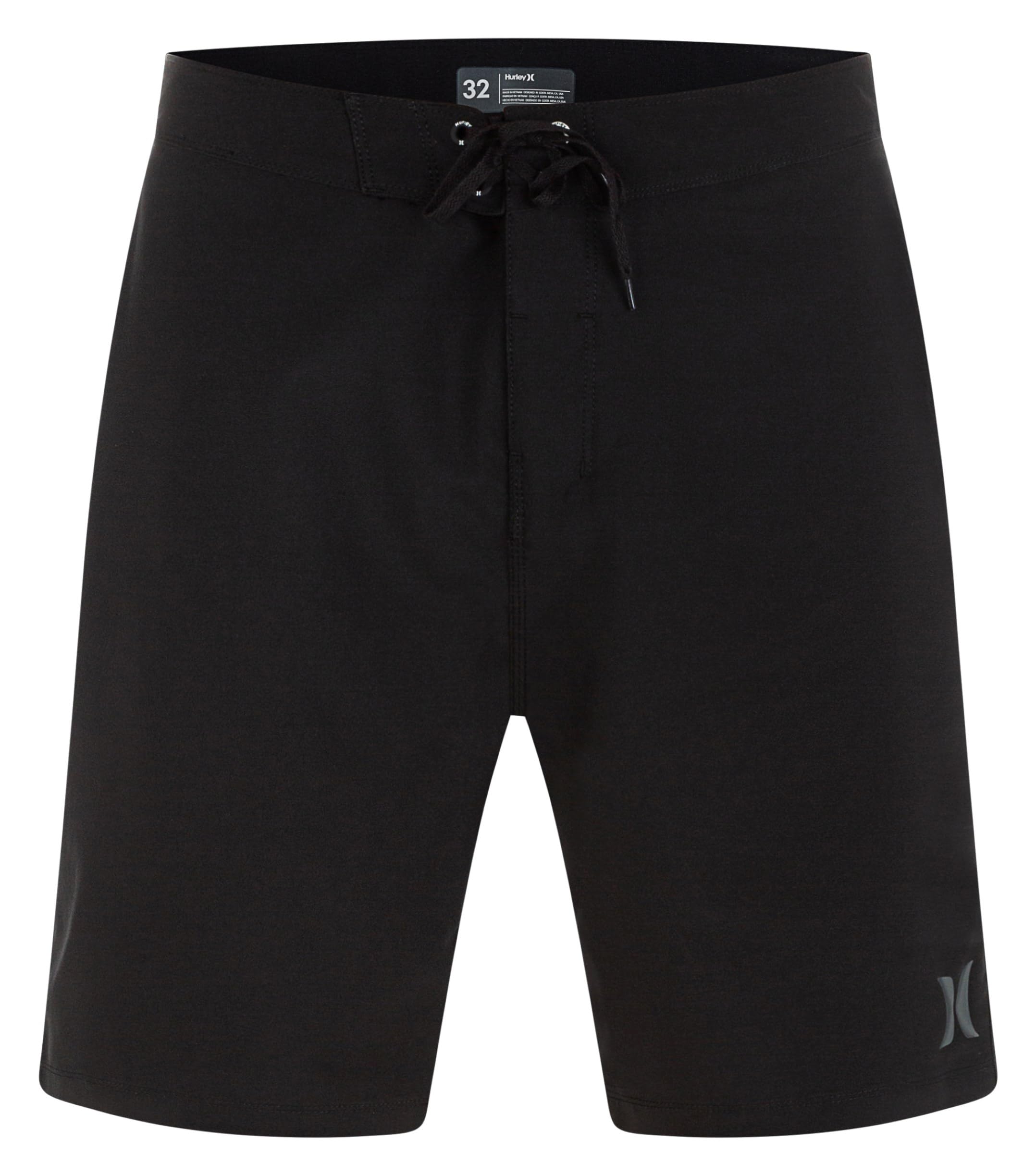 Hurley Men's One and Only 20" Board Shorts, Black/Black, 33