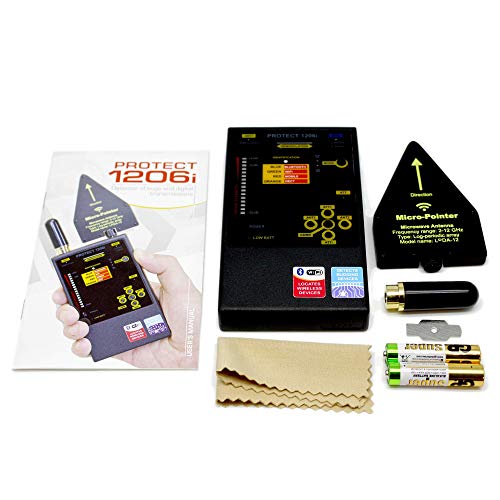 DiscoverIt DefCon DD1206 Professional Digital Radio Frequency RF Bluetooth, GSM (Cellular), WiFi, Detector Hunter Sweeper