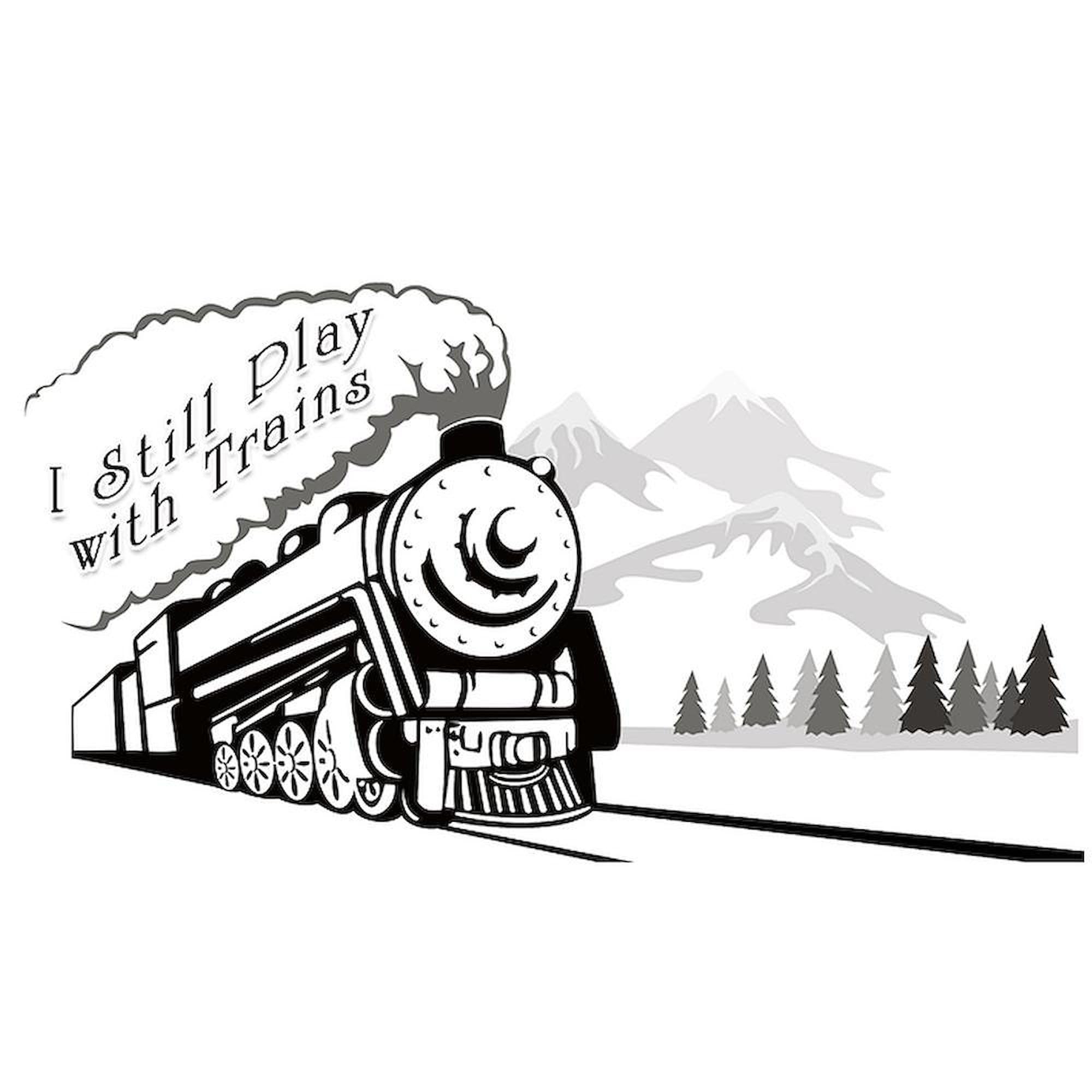 CafePress Still Play With Trains Mug Ceramic Coffee Mug, Tea Cup 11 oz