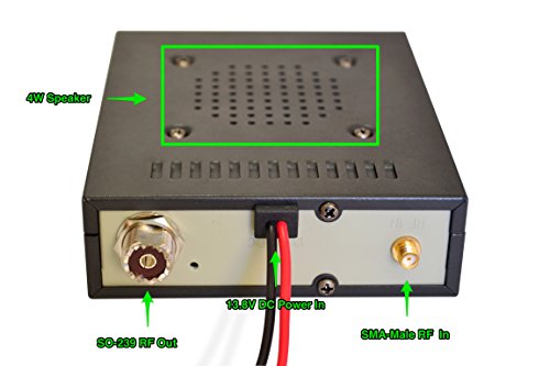BTECH AMP-U25 Amplifier for UHF (400-480MHz), 20-40W Output (2-6W Input), Analog and Digital Modes, Compatible with All Handheld Radios: BTECH, BaoFeng, Kenwood, Yaesu, ICOM, Motorola