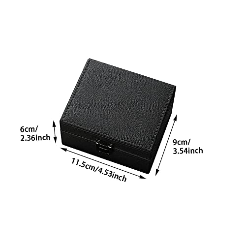 EMVANV Faraday Box, RFID Box for Car Keys, Anti Theft Signal Blocking Box Storage Case Protective PU Leather Car Key Shielding Box for Keyless Fob, RFID Signal Blocking Pouch Cage