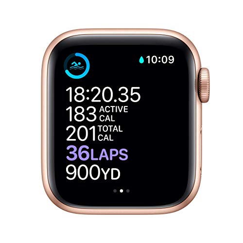 Apple Watch Series 6 (GPS + Cellular, 40mm) - Gold Aluminum Case with Pink Sand Sport Band (Renewed)