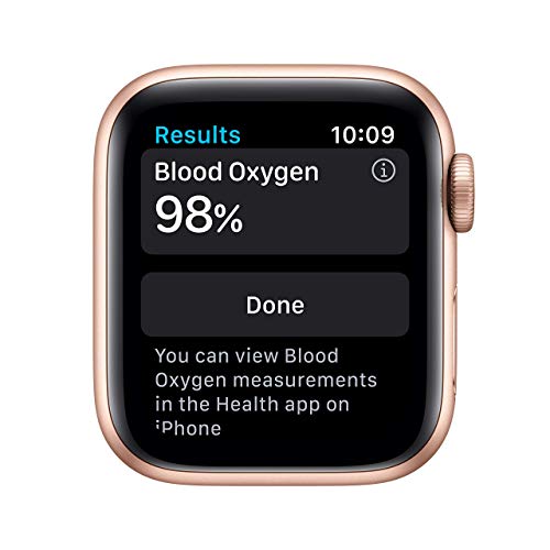 Apple Watch Series 6 (GPS + Cellular, 40mm) - Gold Aluminum Case with Pink Sand Sport Band (Renewed)