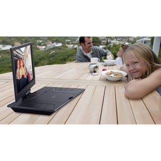 RCA 13.3β Full-HD USB, microSD & Audio/Video Out Portable DVD Player with Rechargeable Battery with 3-Hour Playback (Renewed)
