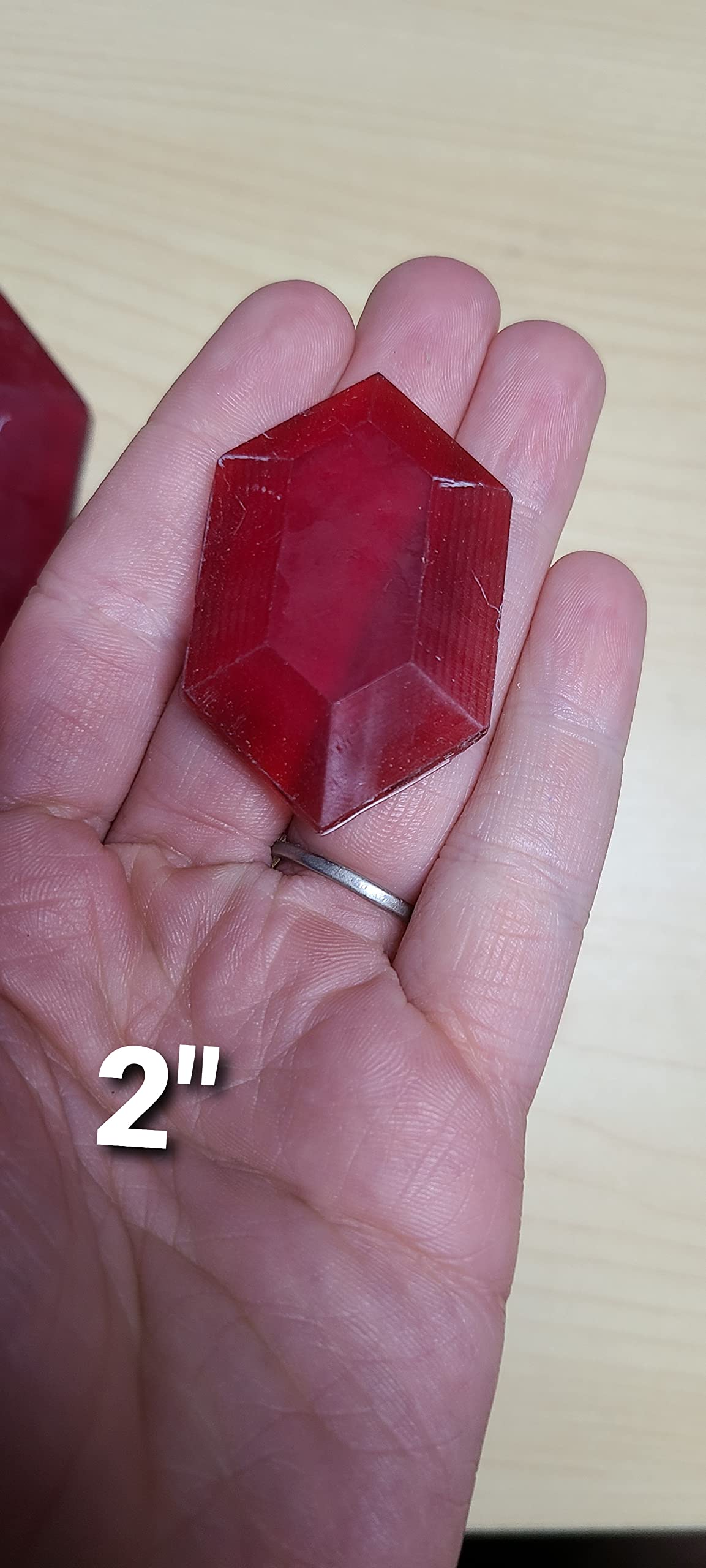 Gemstone Plastic Mold, Resin Mold, Soap Mold, polymer clay mold, gem mold, stone mold, nerd mold, jewelry mold, gamer mold, flexible mold (Mega)