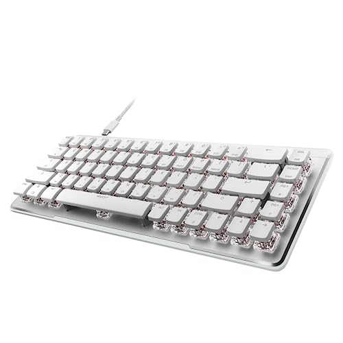 ROCCAT Vulcan II Mini Air 65% Optical Mechanical Gaming Keyboard, Full Wireless and Bluetooth Capabilities, Customizable RGB Illumination, Button Duplicator, On-Board Profiles, Aluminum Plate β White