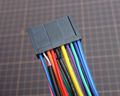 Anyqinsog 20-Pin Wire Harness Cable Compatible with Boss BVCP9685A BVCP9700A BCP62 BE7ACP-C BE10ACP BV755BLC BV8384NV BV9384RC BV9364B XT91098 BE BE10ACP-C BCPA10RC BCPA9690RC BCPA9RC BE9ACP ect.